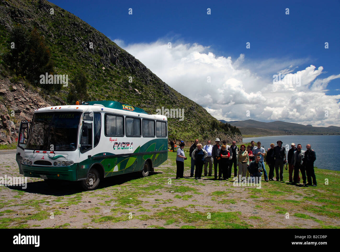 Lake titicaca the world highest navigable lake hi-res stock photography ...