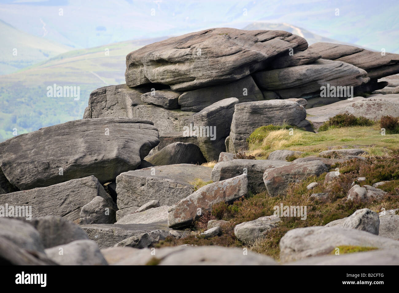Stanage Edge in the Peak District Stock Photo - Alamy