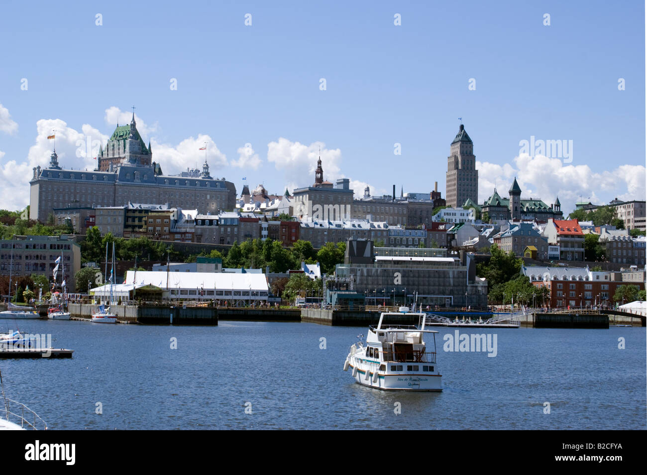 Quebec City waterfront Canada Stock Photo - Alamy