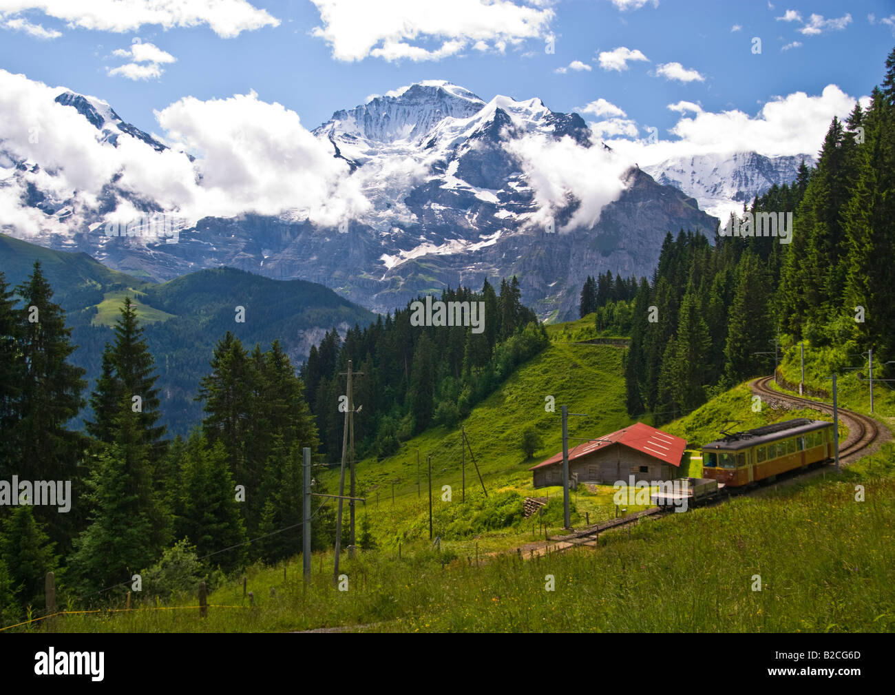 Murren railway hi-res stock photography and images - Alamy