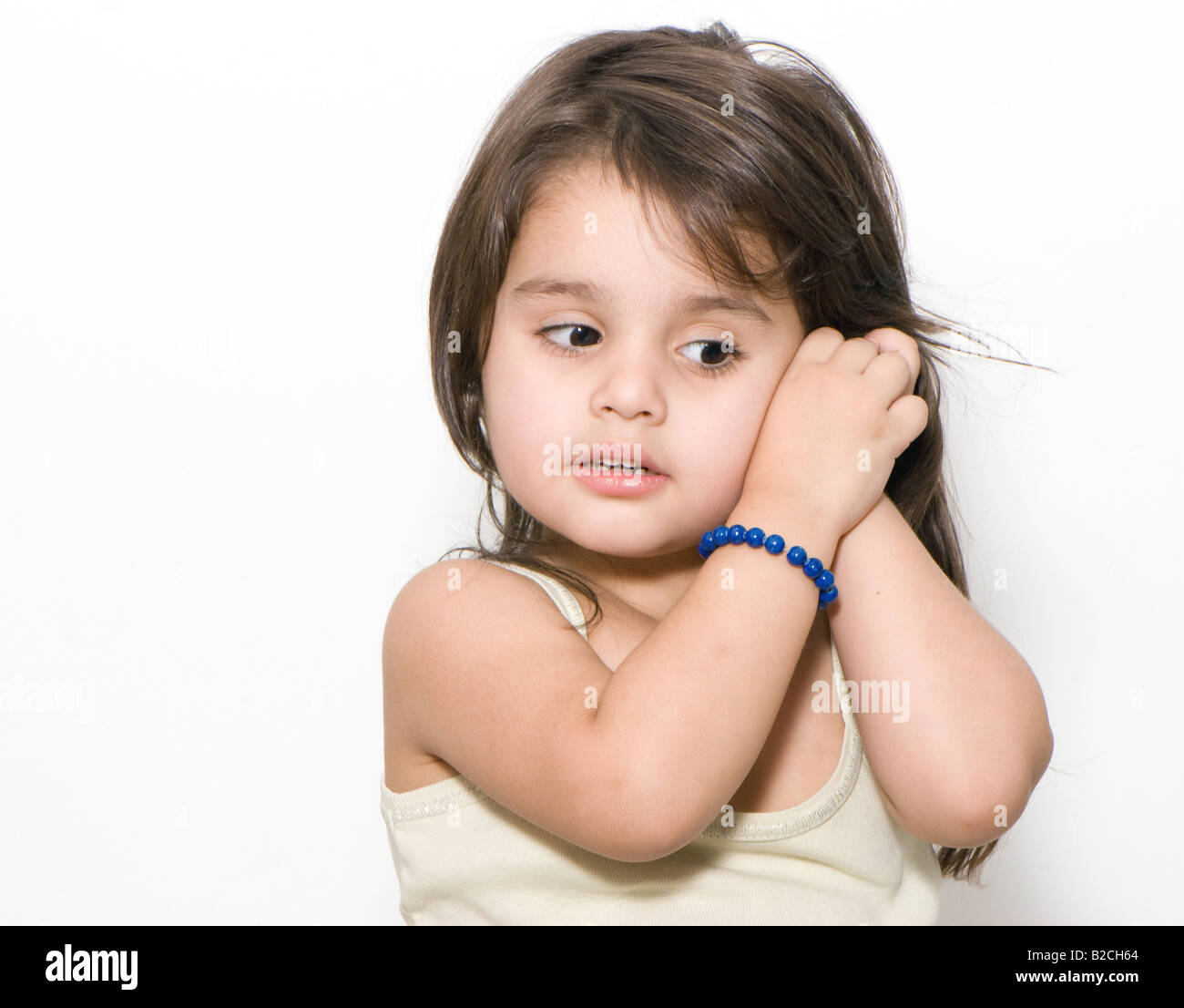 Emotions of the little girl Stock Photo - Alamy