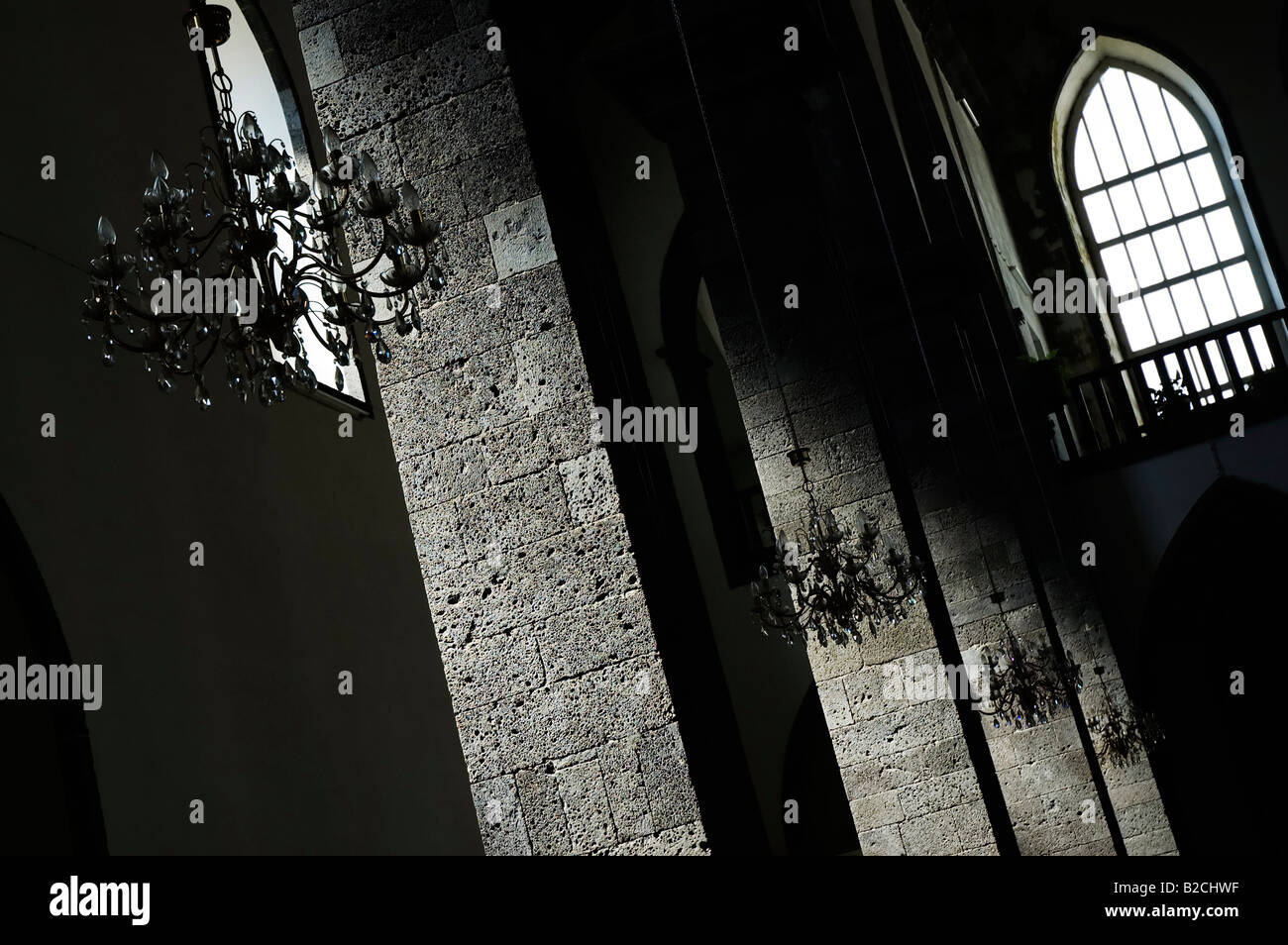 Church interior detail Stock Photo - Alamy