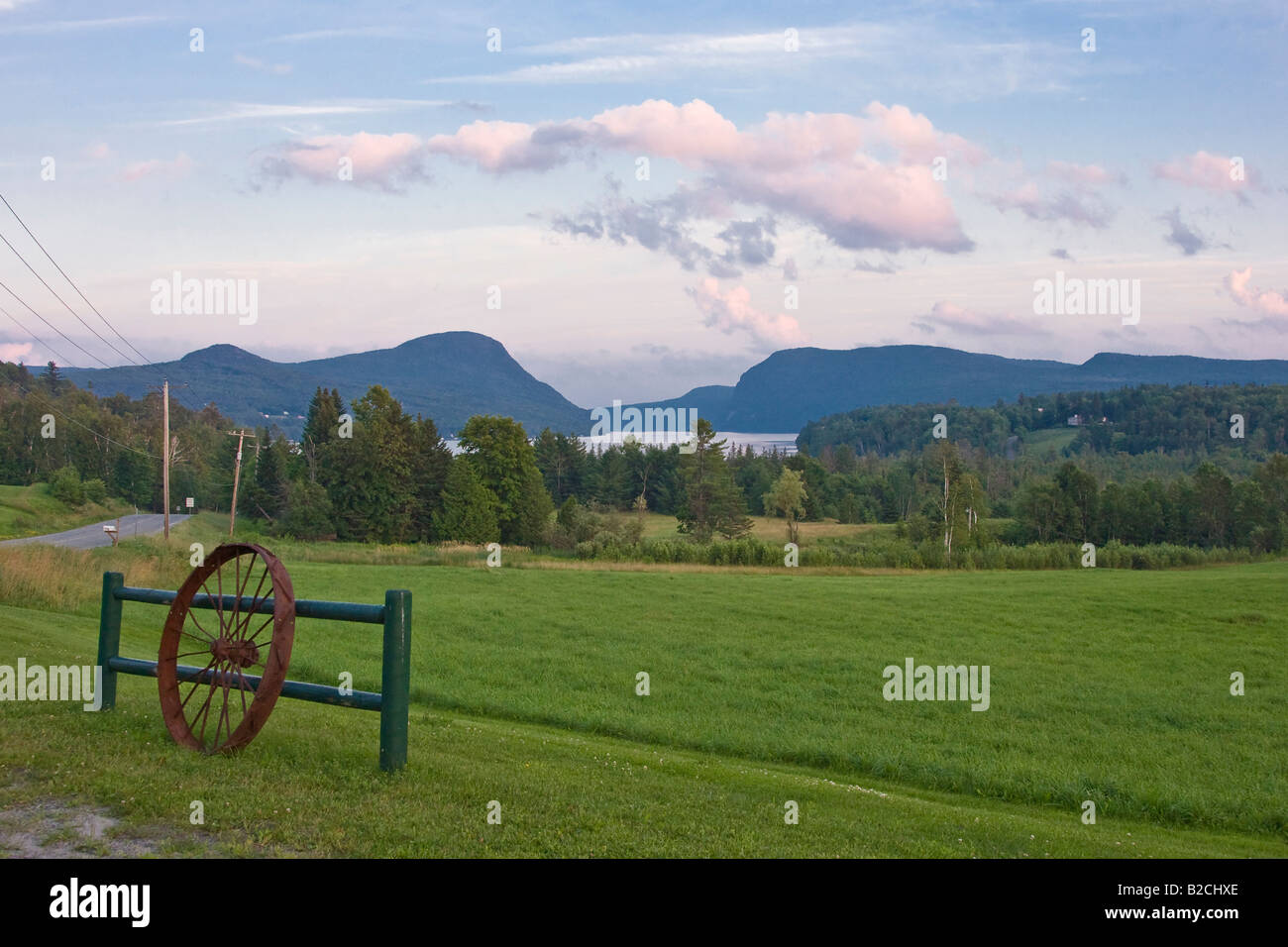 Lake Willoughby, Westmore Vermont in the Northeast Kingdom Stock Photo ...
