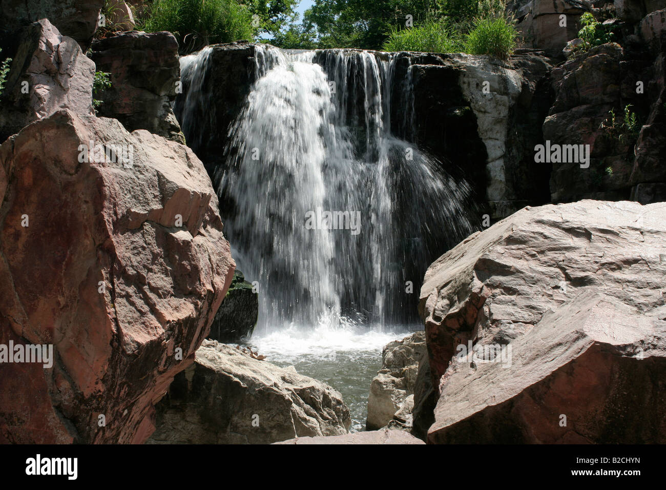 Winnewissa falls Pipestone National Monument Stock Photo - Alamy