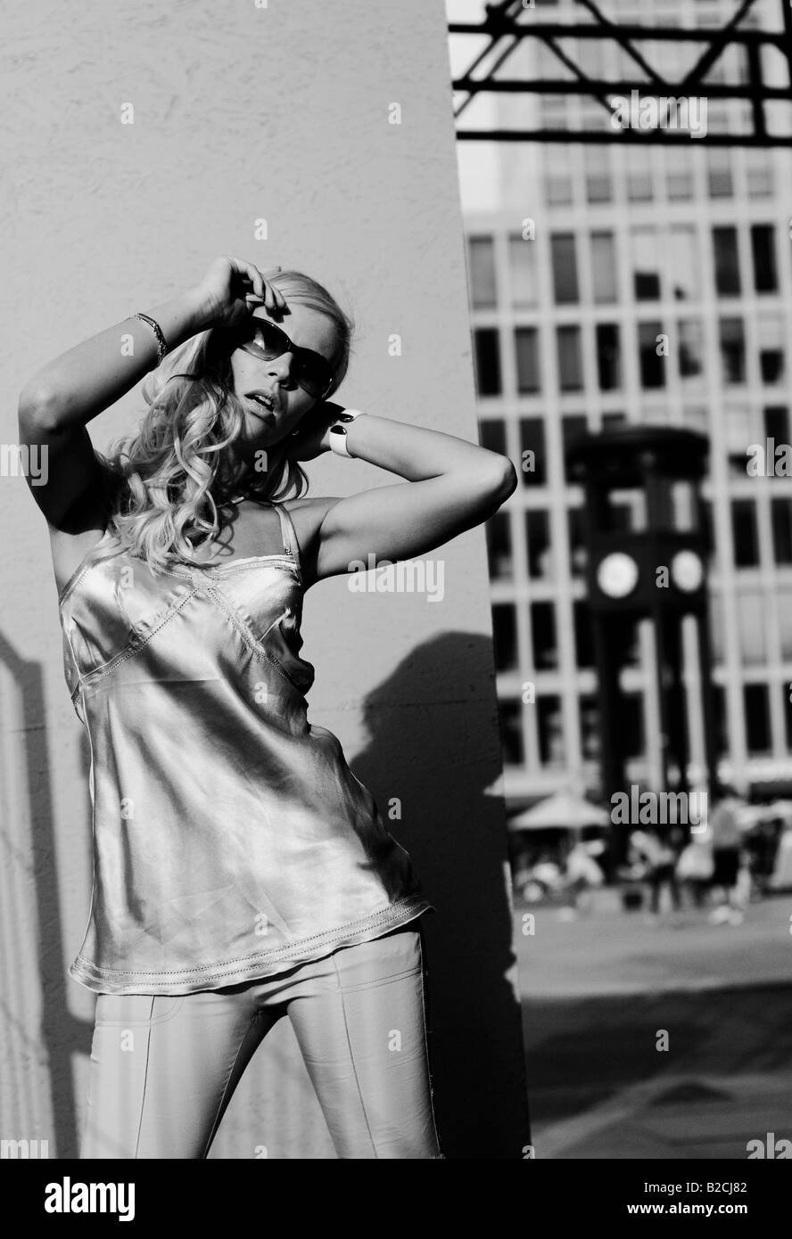 Posing city Black and White Stock Photos & Images - Alamy