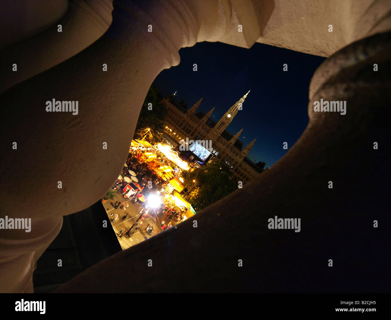 Vienna, Film Festival Rathausplatz 2007 Stock Photo - Alamy