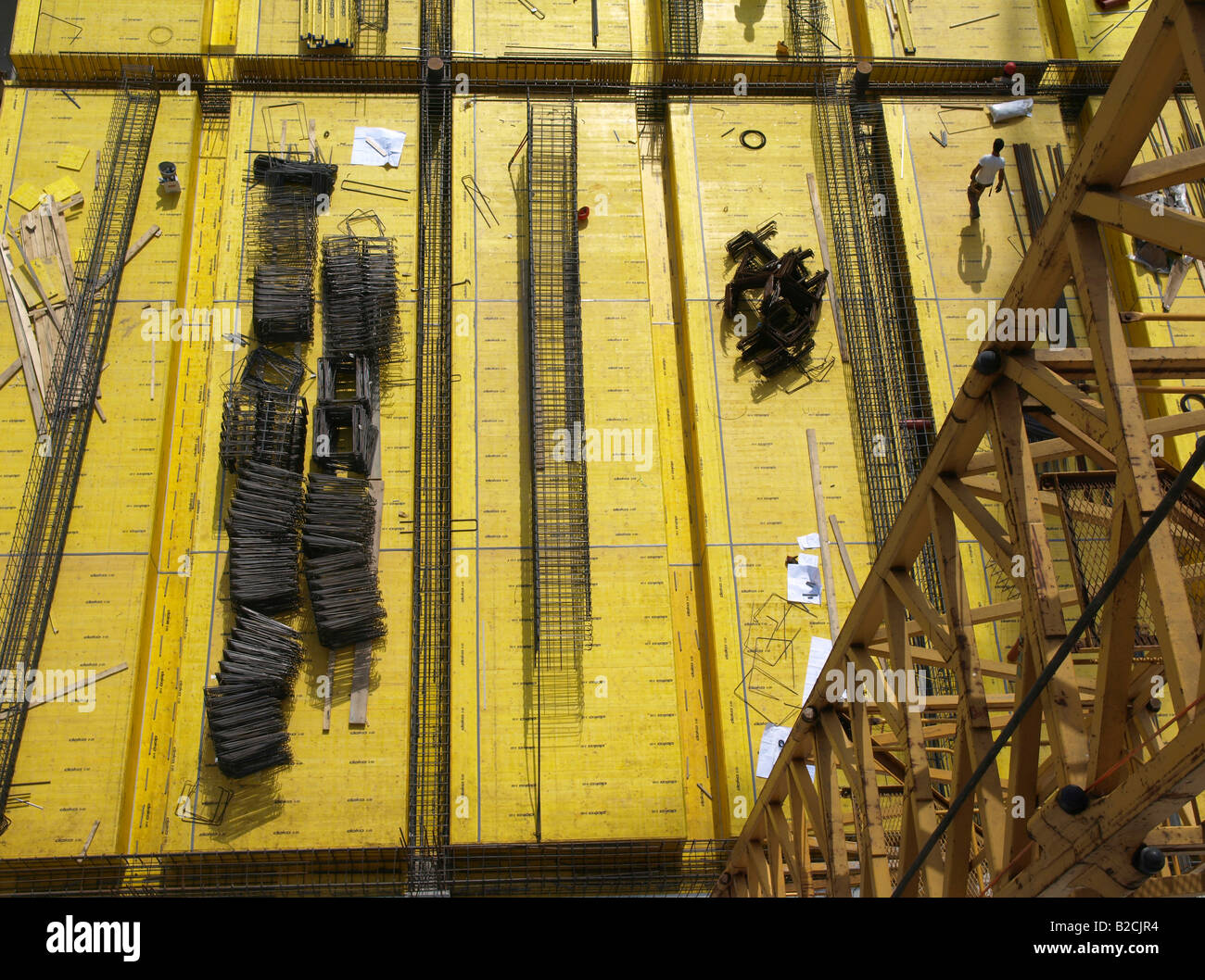 construction area, birds eye view Stock Photo - Alamy