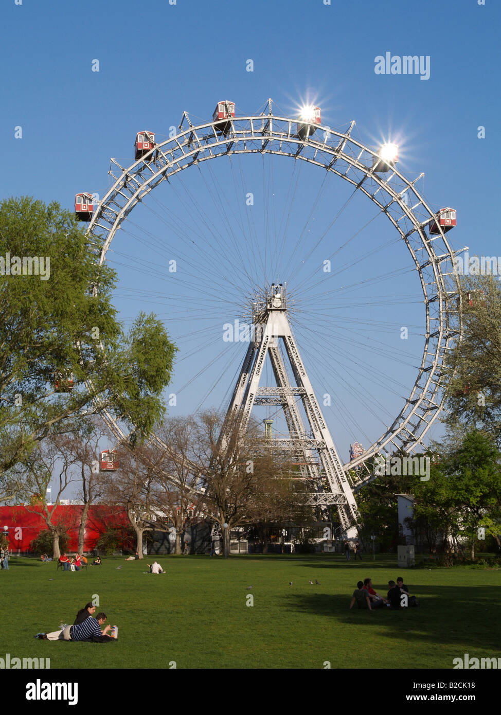 Giant ferry wheel in vienna hi-res stock photography and images - Alamy