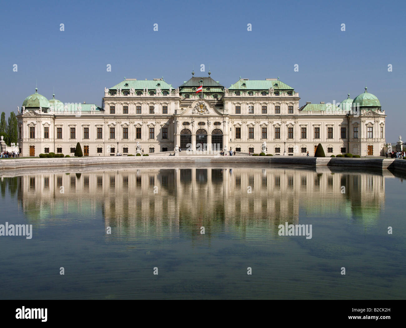 Vienna, castle Belvedere, Upper Belvedere Stock Photo - Alamy