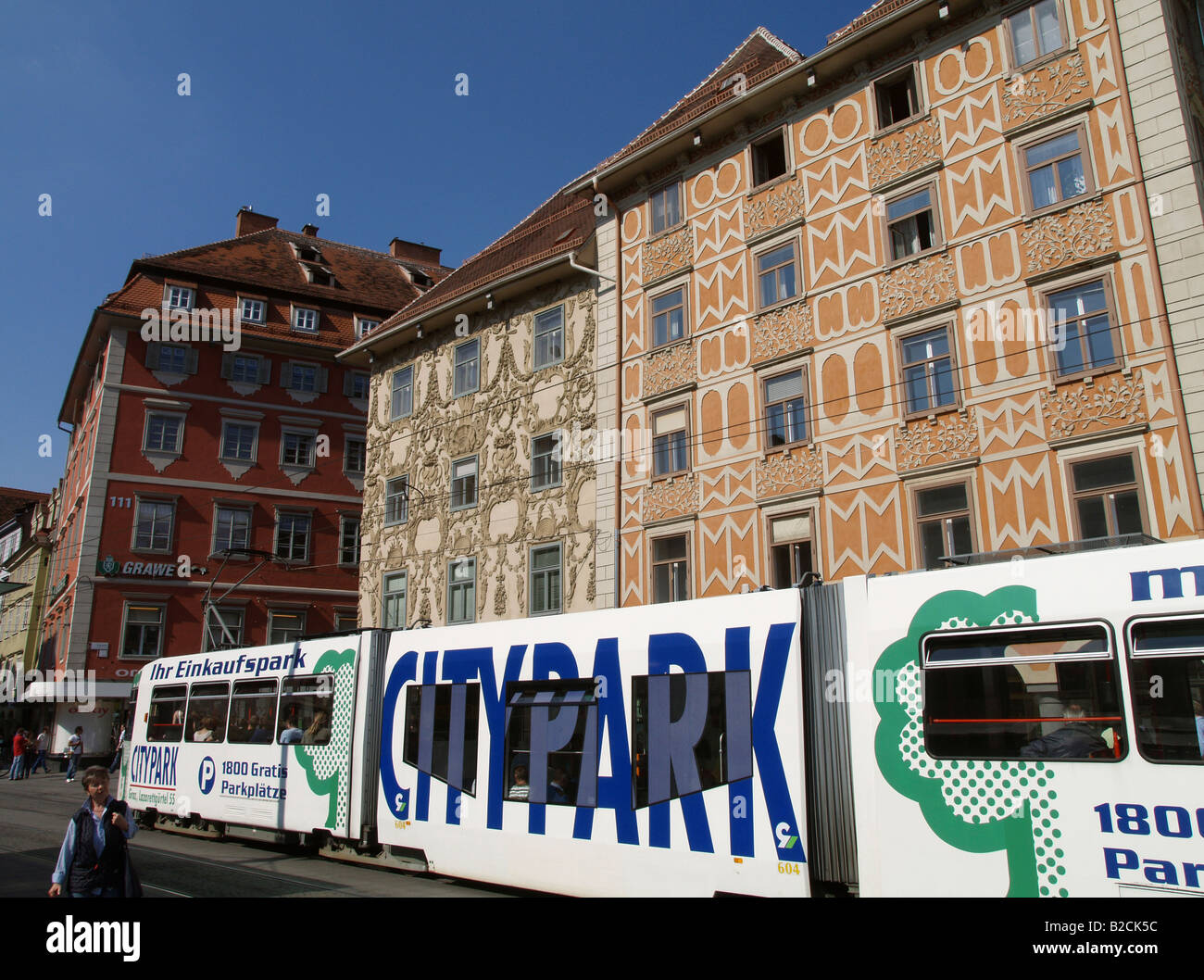 Graz, old city center, main square Stock Photo - Alamy