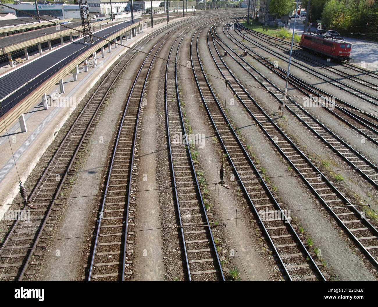Multi lane railway hi-res stock photography and images - Alamy
