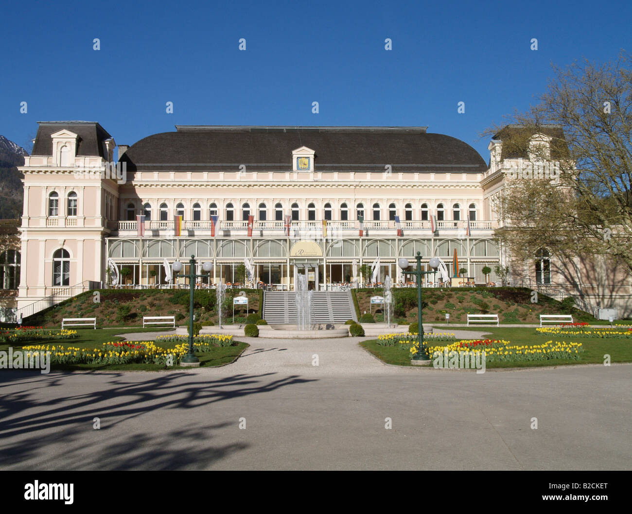 Bad Ischl, spa gardens Stock Photo - Alamy