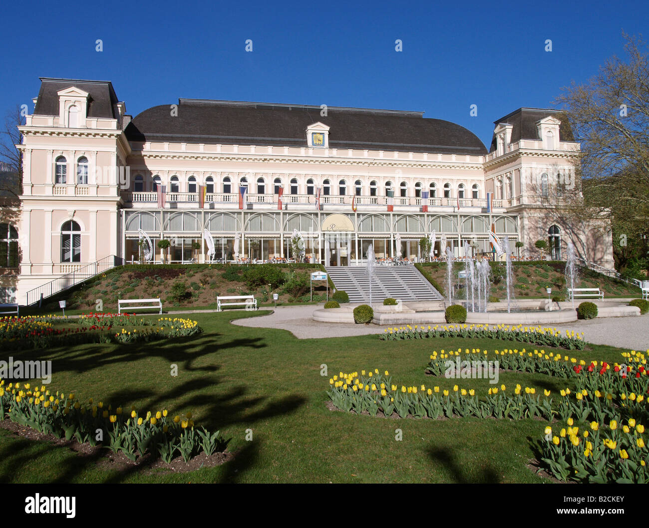 Bad Ischl, spa gardens Stock Photo - Alamy