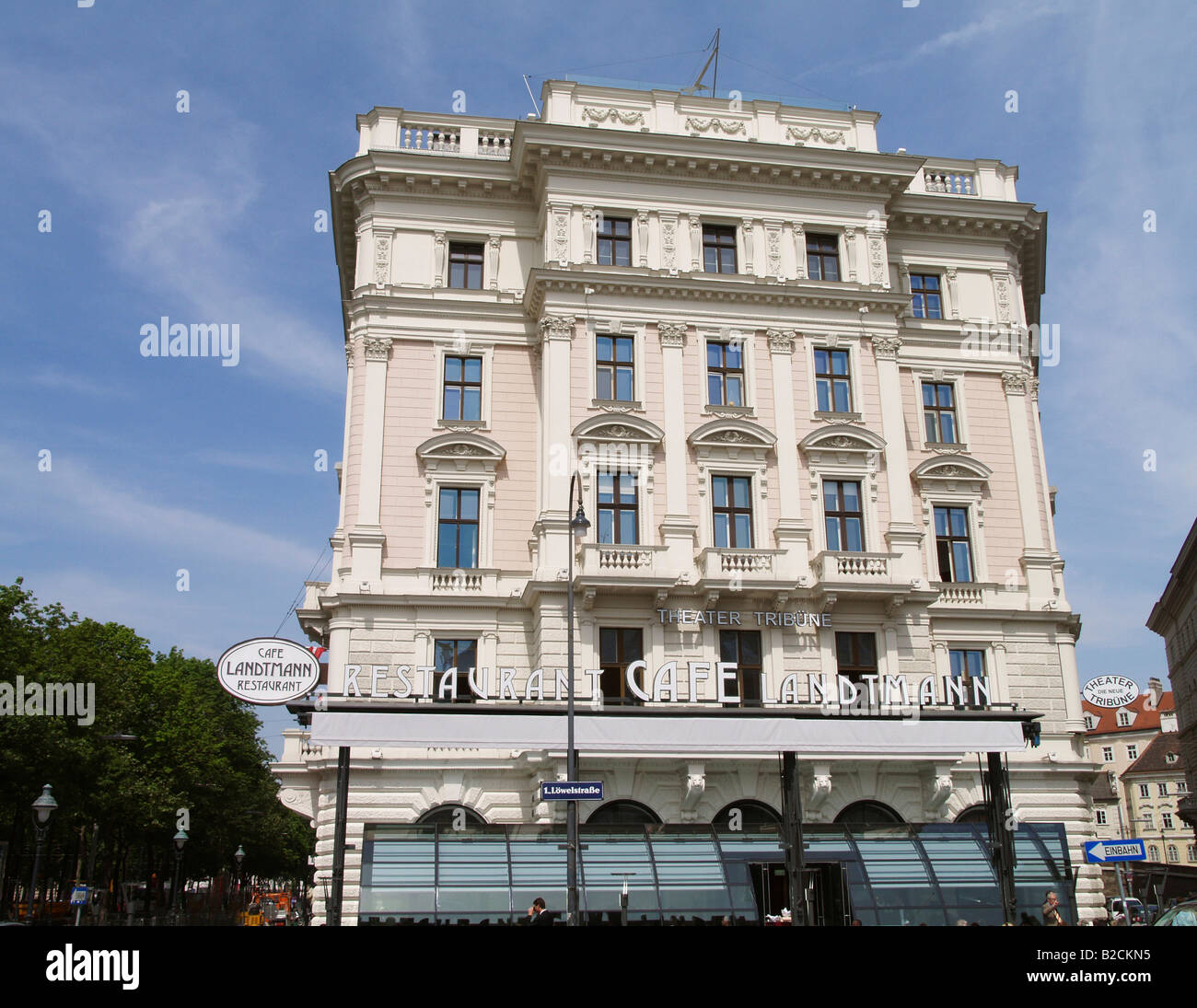 Vienna, cafe Landtmann Stock Photo - Alamy