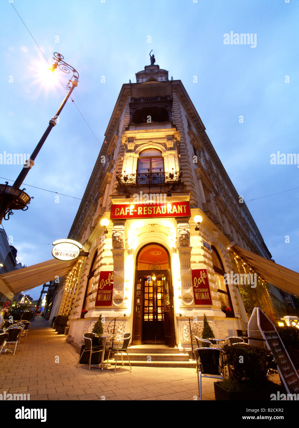 Vienna, cafe Weimar Stock Photo - Alamy