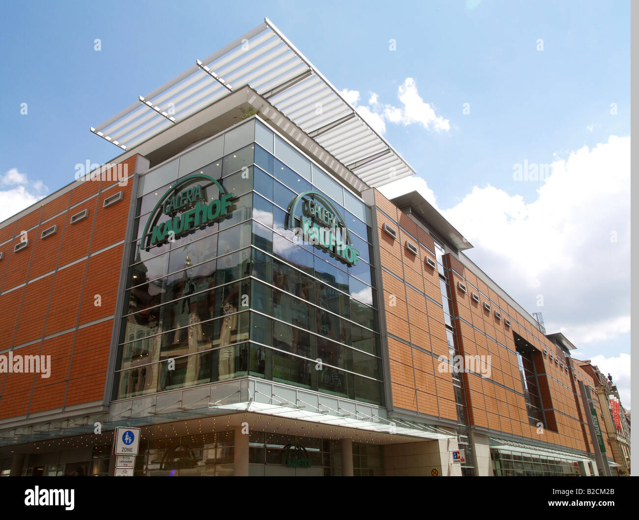 shopping centre Galeria Kaufhof Stock Photo - Alamy