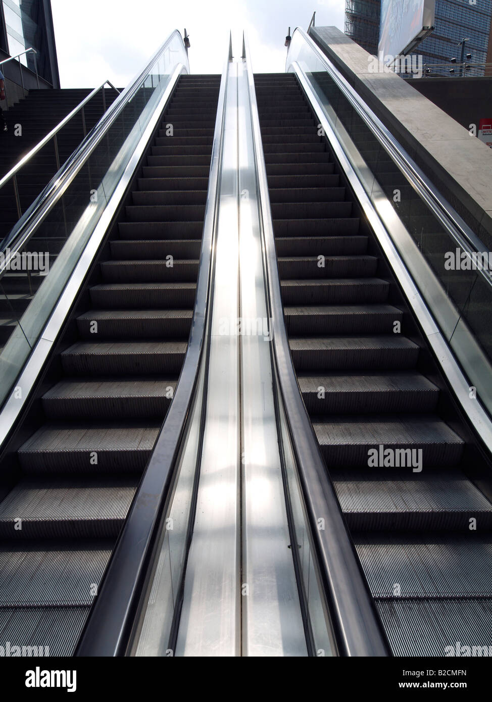 Berlin, Potsdam square, escalator Stock Photo - Alamy