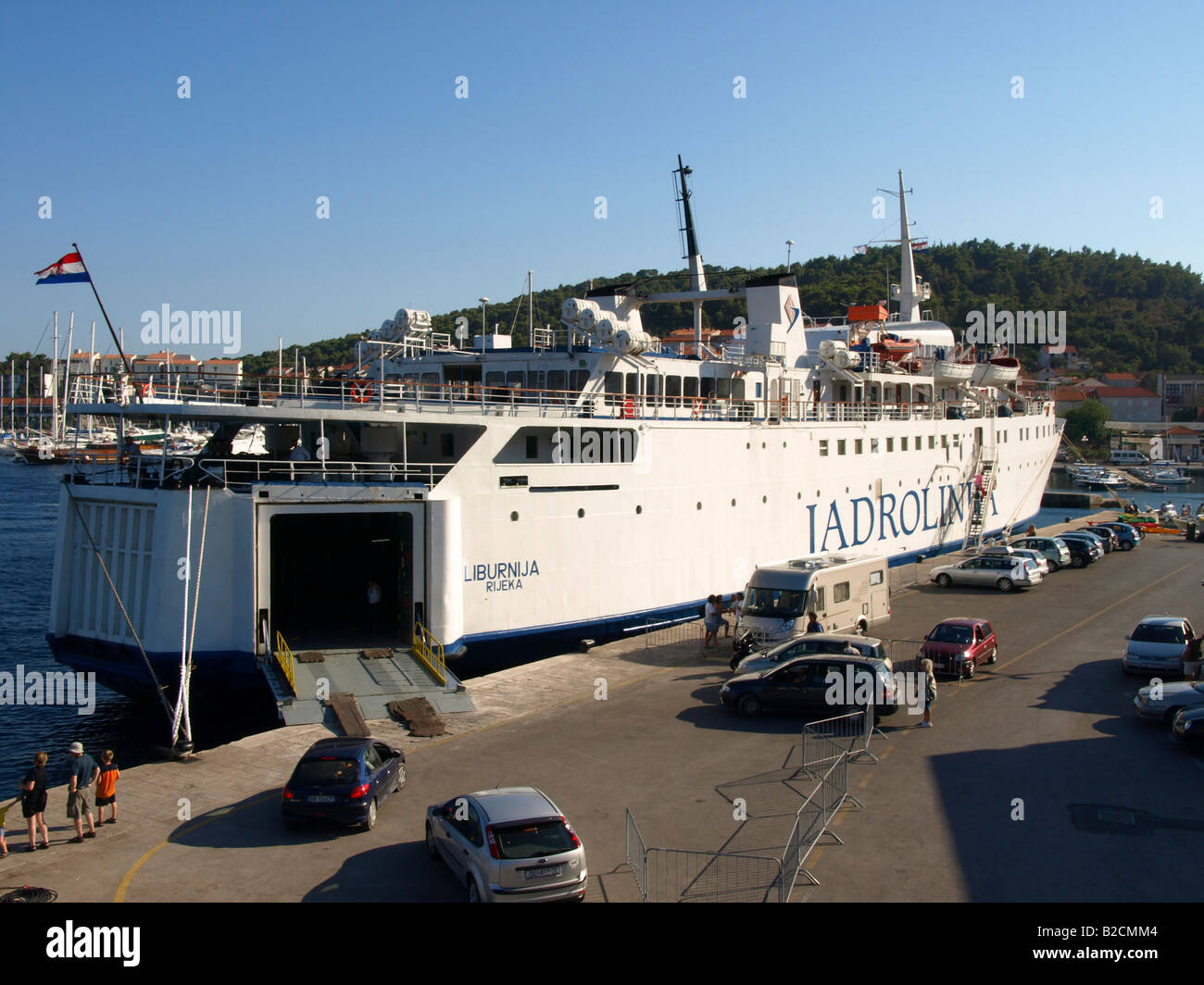 Ferry croatia horizontal format korcula hi-res stock photography and ...
