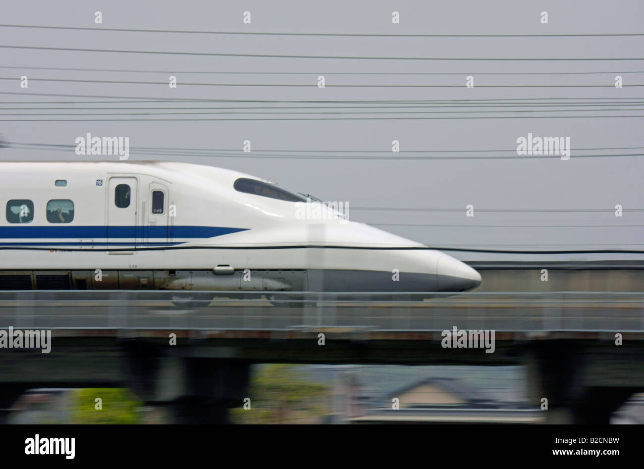 Bullet train Tokaido Shinkansen Shizuoka Japan Stock Photo - Alamy