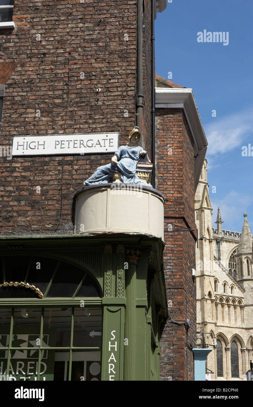 Minster gates york hi-res stock photography and images - Alamy