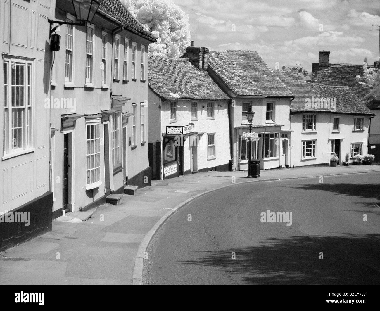 Watling Street Thaxted Essex England Stock Photo - Alamy