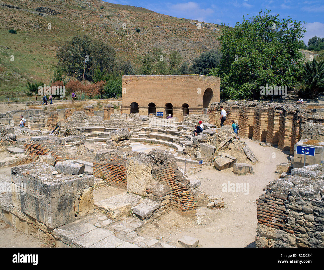 Gortyn roman odeon hi-res stock photography and images - Alamy