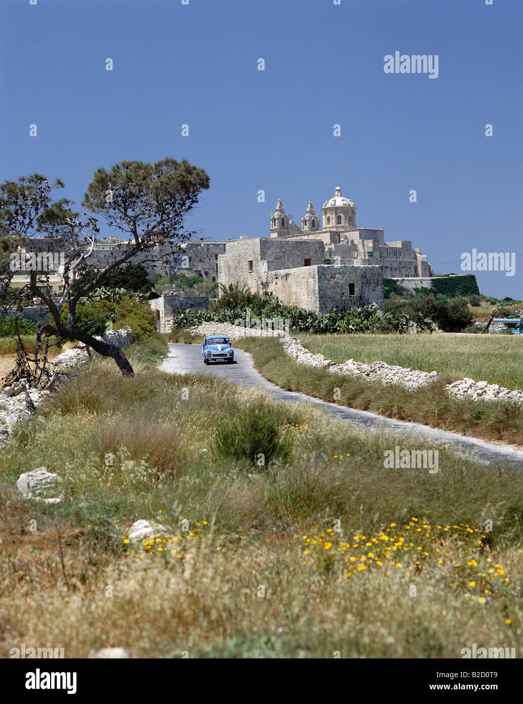 View across Fields Maltese Islands, Malta Stock Photo - Alamy