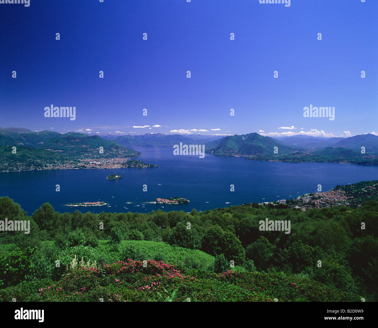 Viewed from Mottarone Italy, Lombardy - Lake Maggiore Stock Photo - Alamy