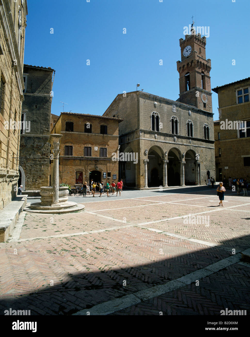 Square Italy, Tuscany Stock Photo - Alamy