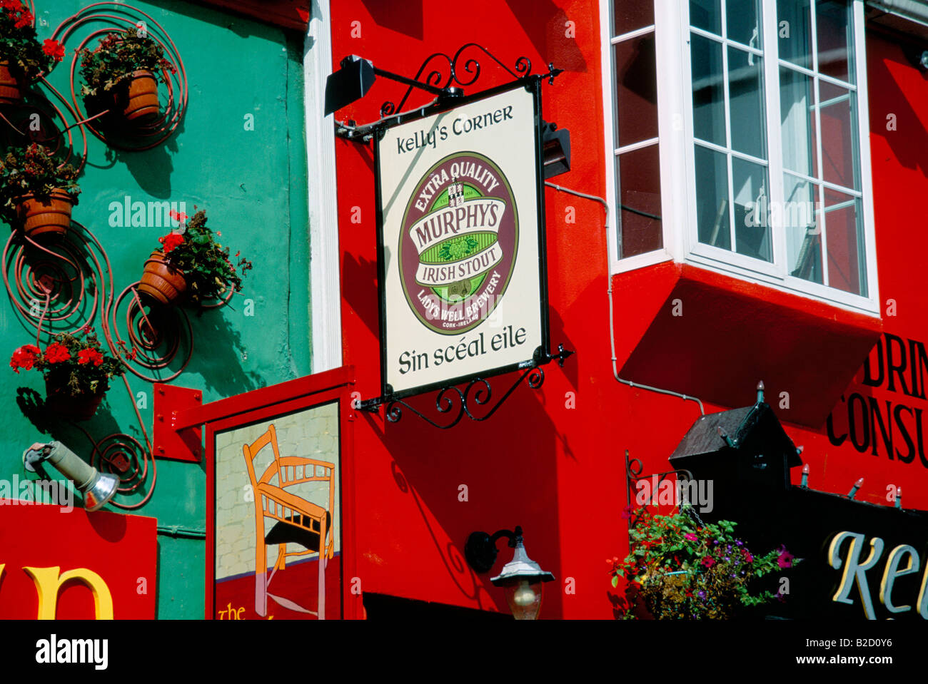 Pub Sign Ireland, County Kerry Stock Photo - Alamy