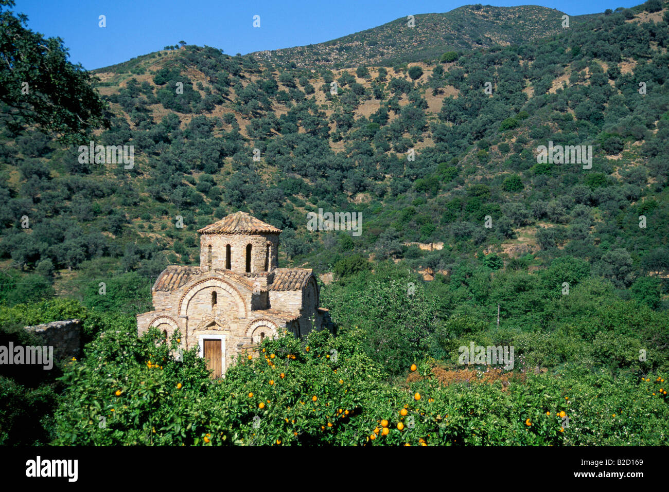 Byzantine church greek islands hi-res stock photography and images - Alamy