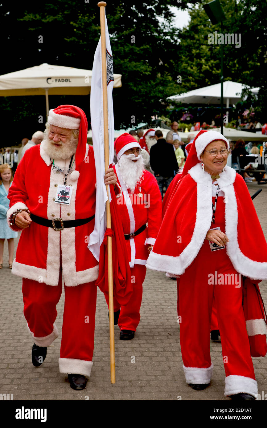 Three santas hi-res stock photography and images - Alamy