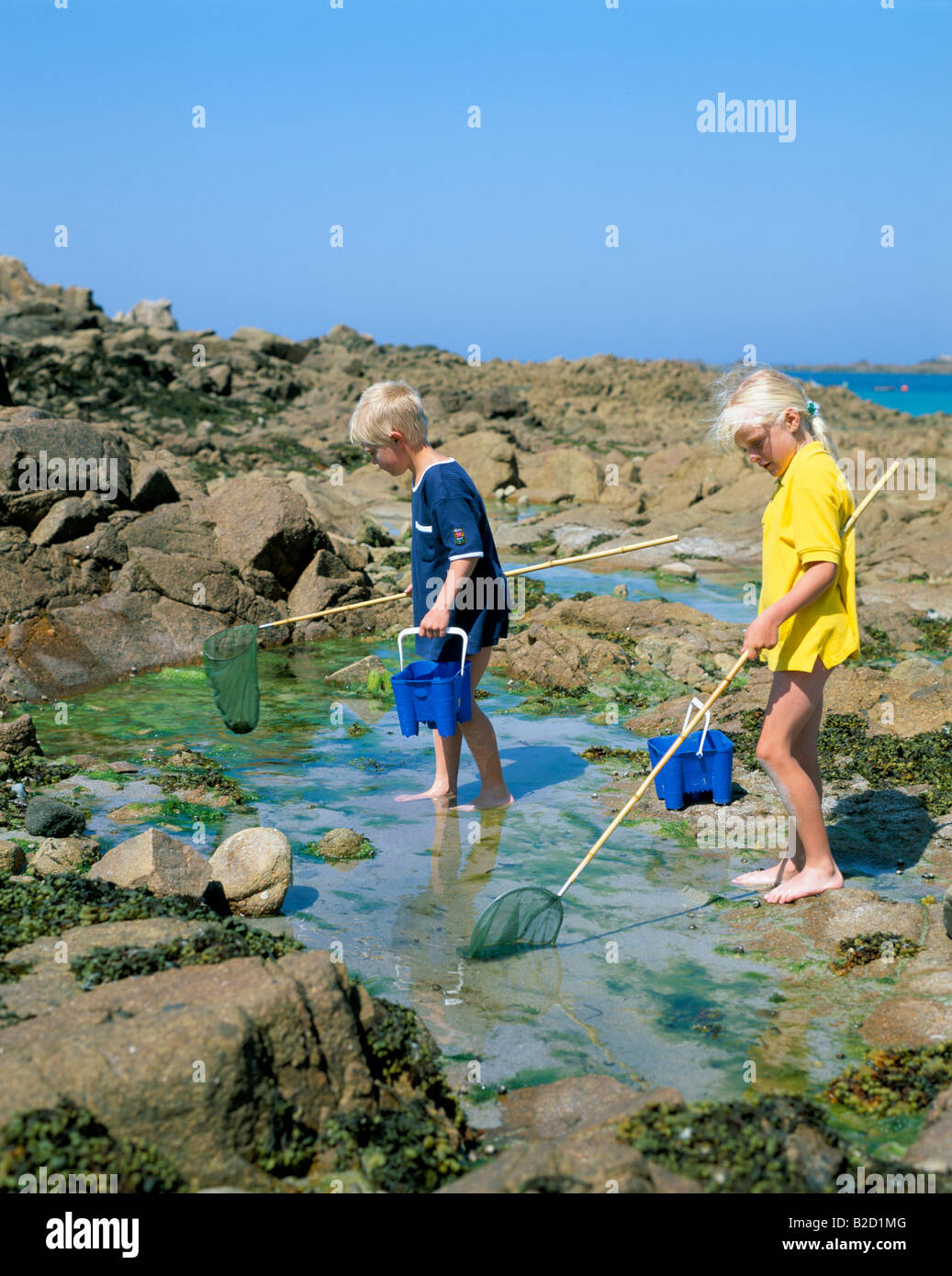 Cobo bay beach hi-res stock photography and images - Alamy