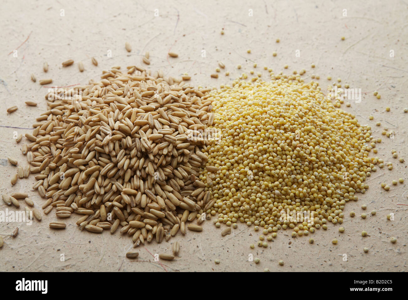 Heaps of grain Stock Photo - Alamy