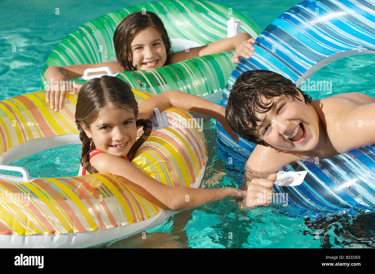 Messing about in the pool hi-res stock photography and images - Alamy
