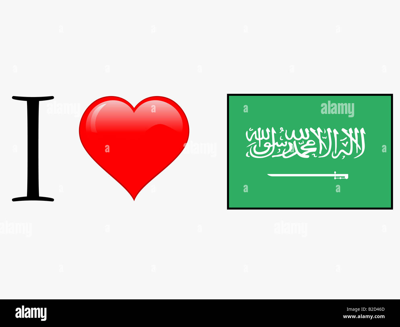 saudi arabia flag Stock Photo - Alamy