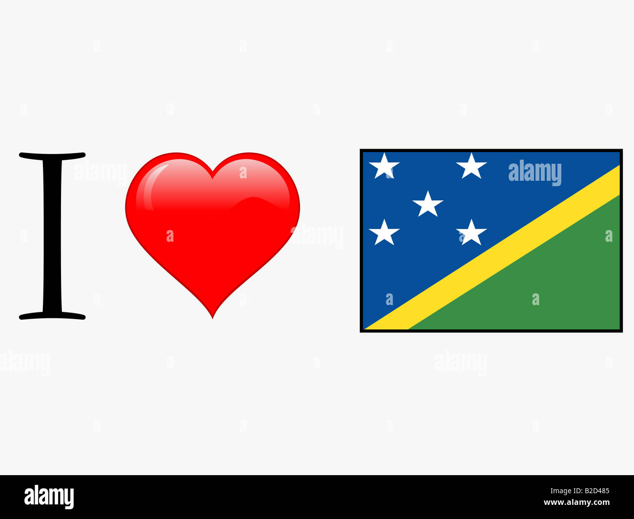 soloman island flag Stock Photo - Alamy