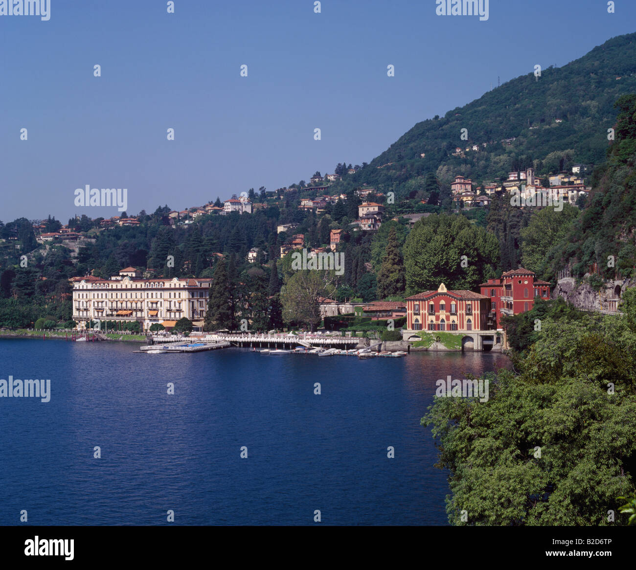 Villa d Este on the shore of Lake Como at Cernobbio Lombardy Italy ...