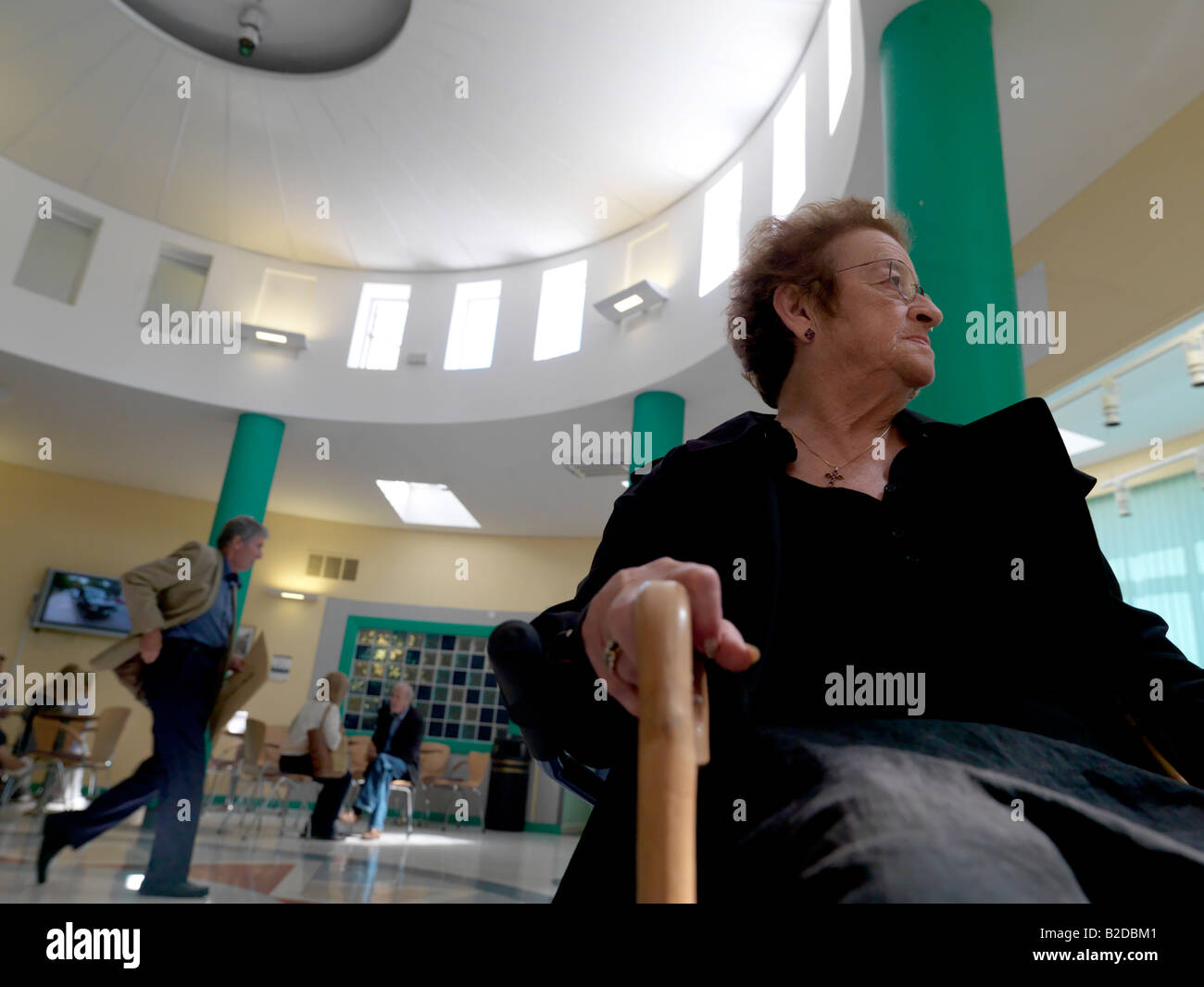 Hospital Waiting Room NHS Stock Photo - Alamy