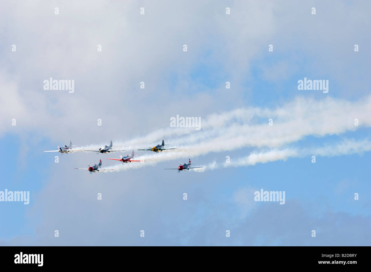An air-display team Stock Photo - Alamy