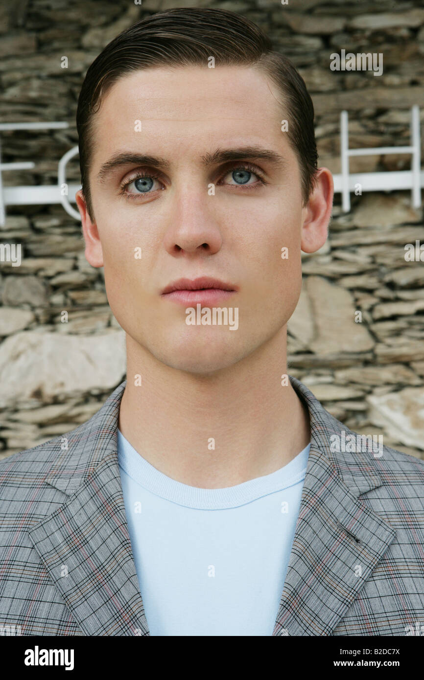 Portrait of young stylish man Stock Photo - Alamy