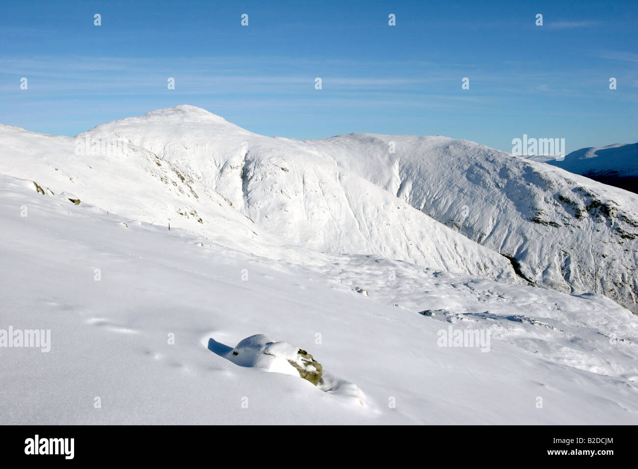 Looking across to Stob a Choire Odhair and Beinn Toaig from Stob ...