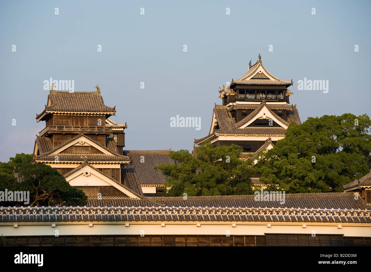Kumamoto Castle, Kumamoto, Kumamoto prefecture, Kyushu, Japan Stock ...