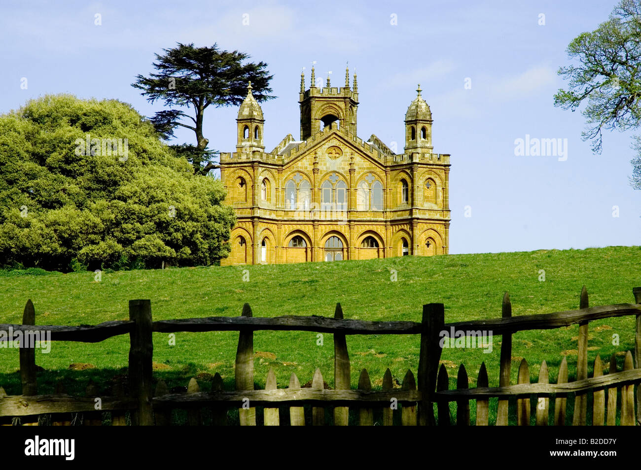 The Gothic temple Stock Photo - Alamy