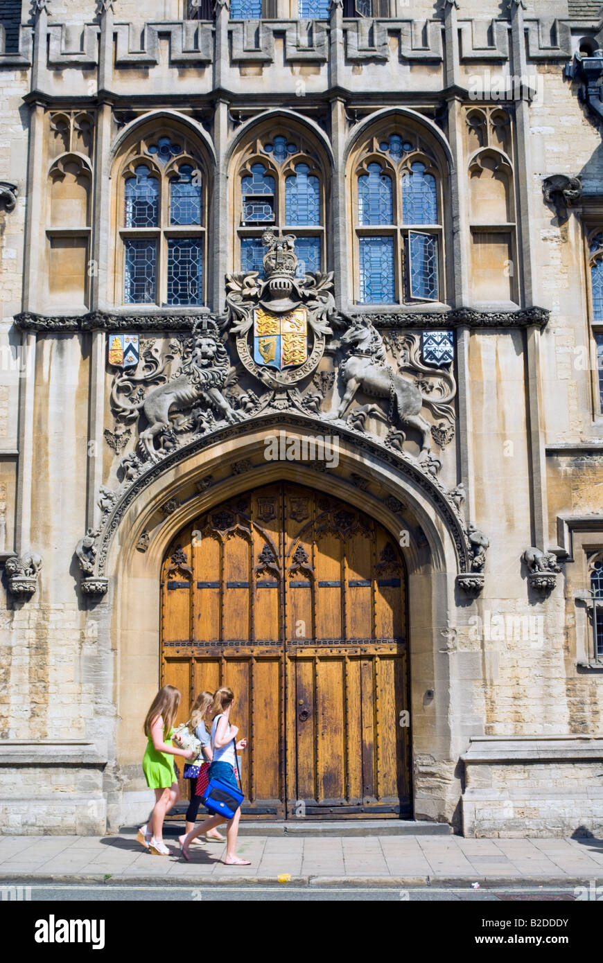 The entrance to Brasenose College, Oxford, England Stock Photo - Alamy