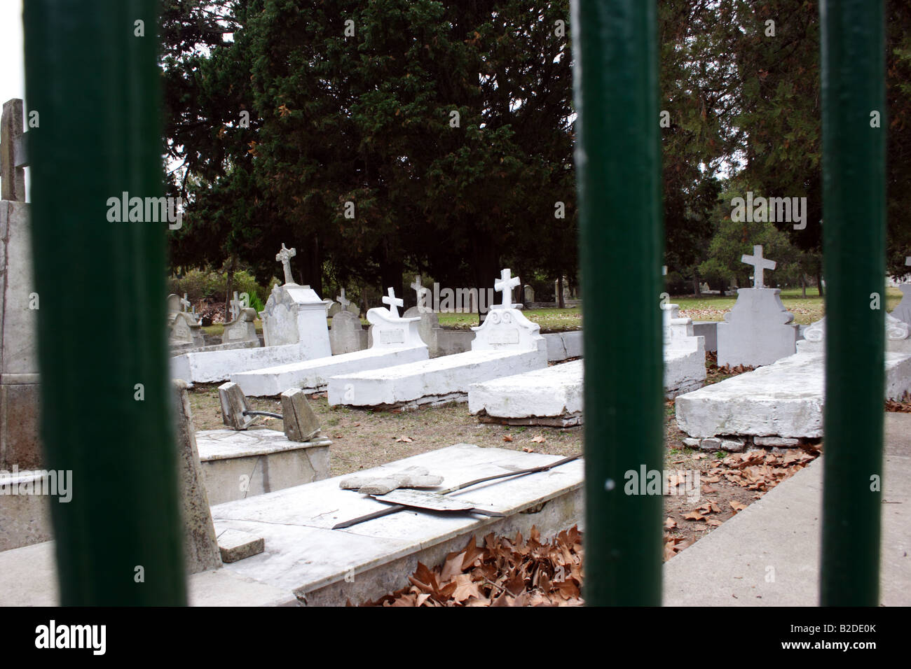 Old forgotten cemetery abandoned graves hi-res stock photography and ...