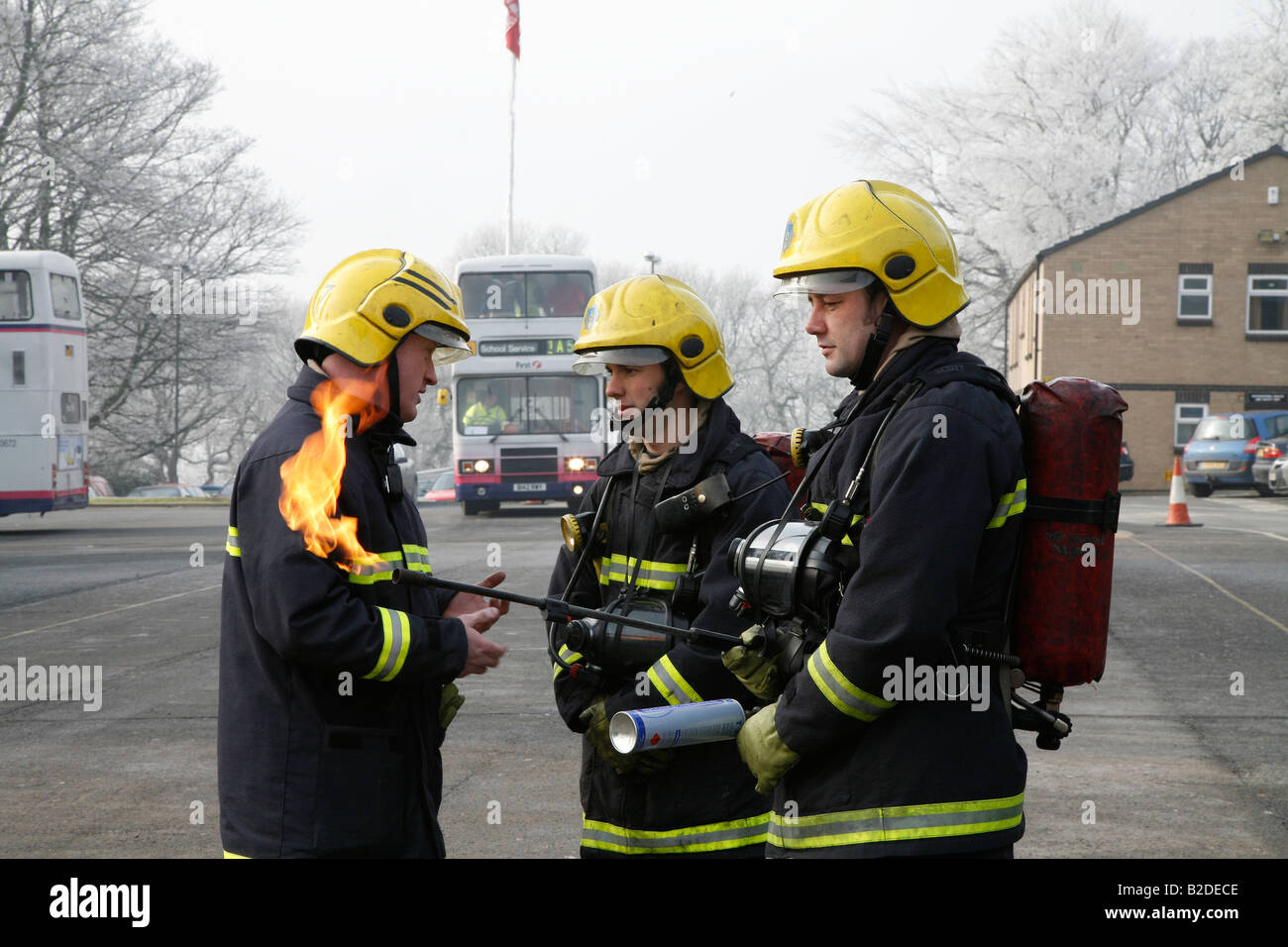 Fire demonstration hi-res stock photography and images - Alamy