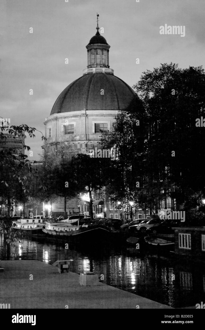 Typical scene city amsterdam Black and White Stock Photos & Images - Alamy