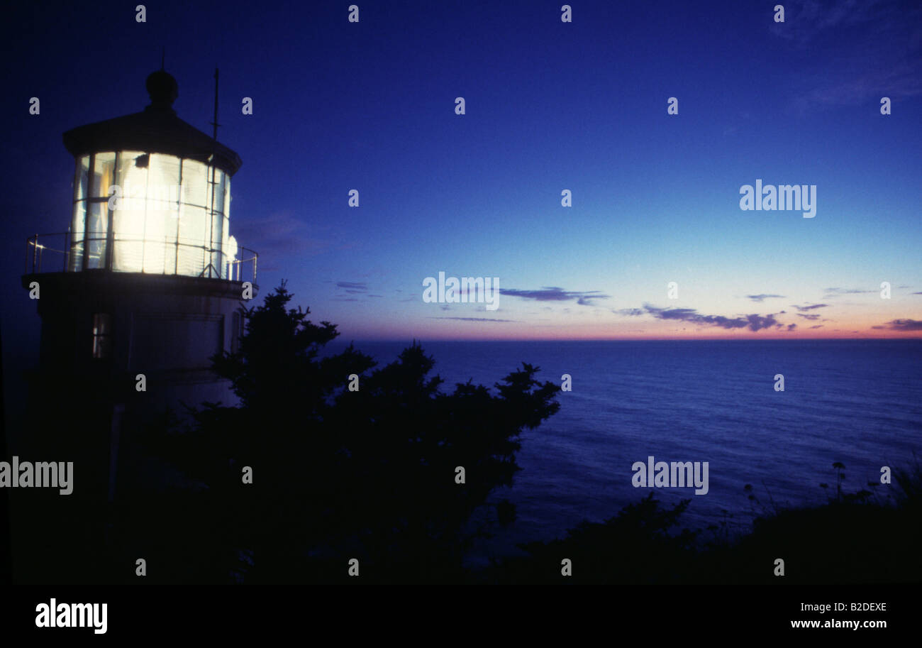 Heceta Head Lighthouse Oregon Coast USA Stock Photo - Alamy