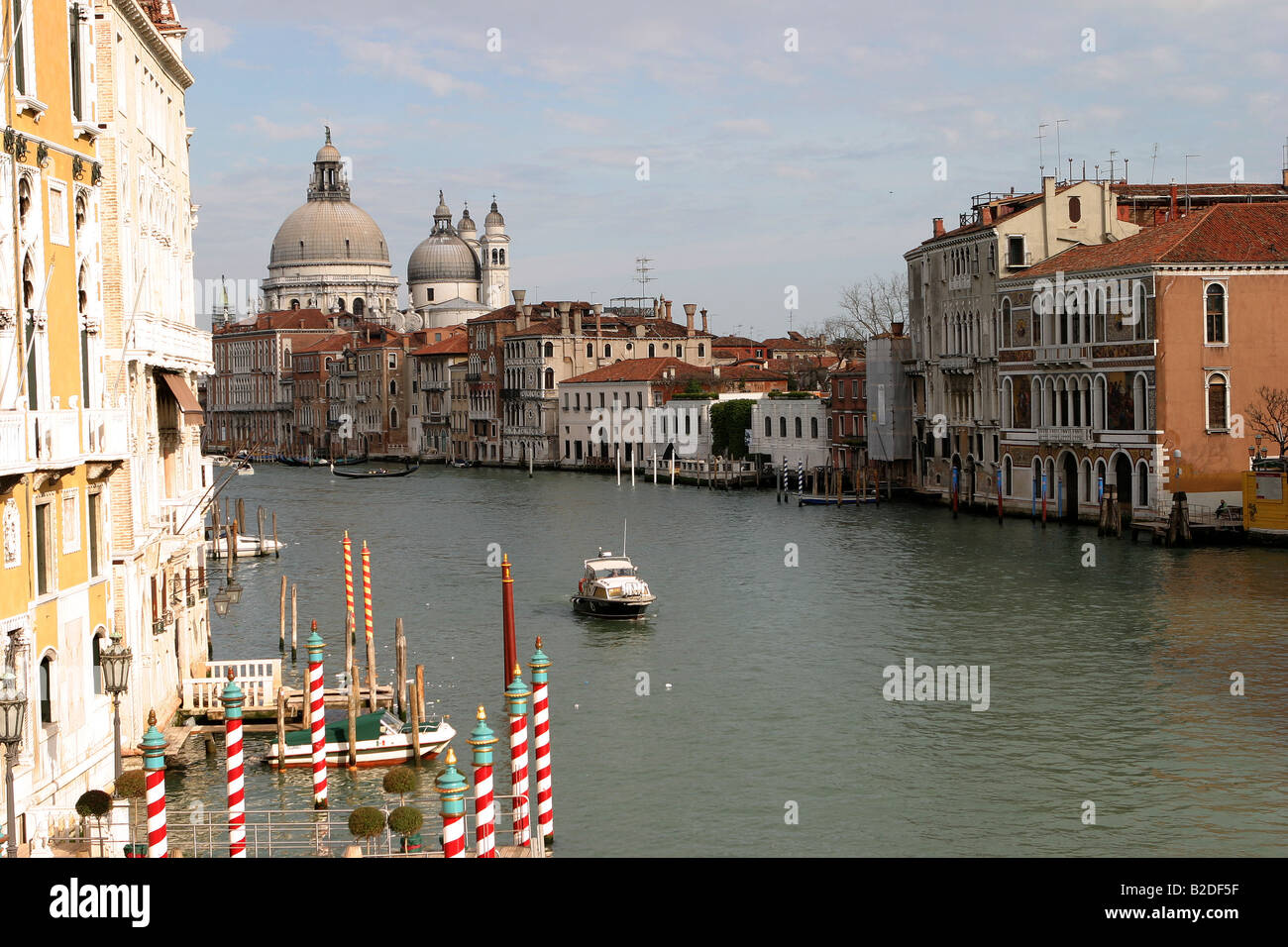 The view down the Grand Canal in Venice Stock Photo - Alamy
